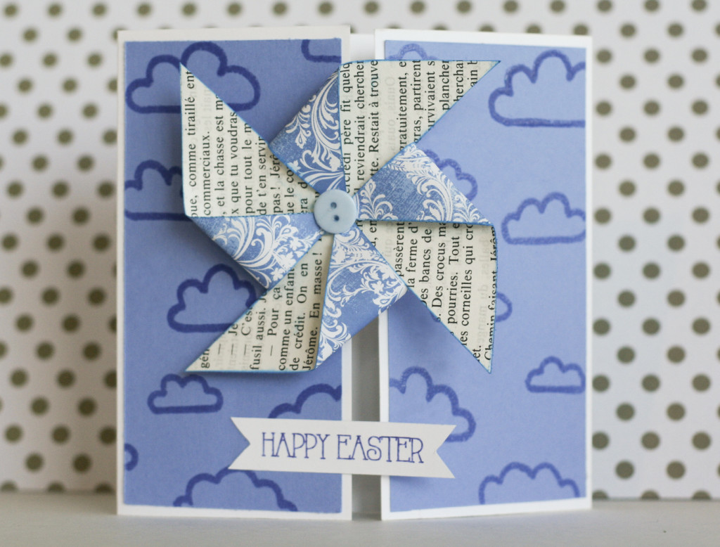 Pinwheel Spring Easter Cards