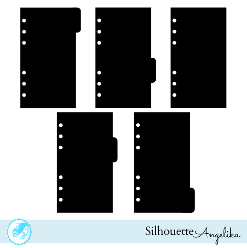 Planner Tabs Silhouette Studio Cut File